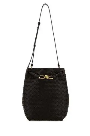 Bottega Veneta Dark Leather Small Andiamo Bucket Bag - Brown