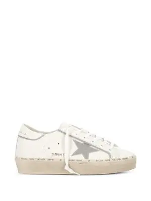 GOLDEN GOOSE Hi Star Leather Sneakers - Multicolor