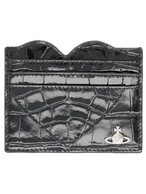 VIVIENNE WESTWOOD Portacarte Heart - Black