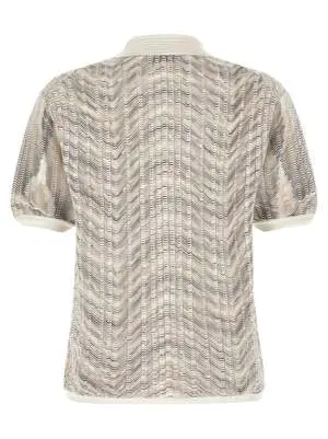 Missoni Zig-zag' Knit Polo Shirt