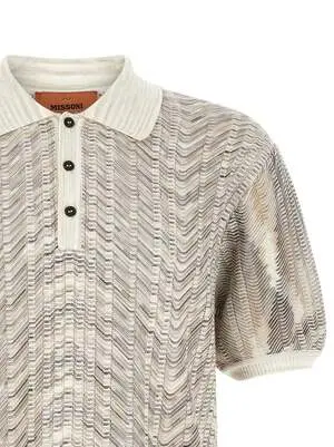 Missoni Zig-zag' Knit Polo Shirt