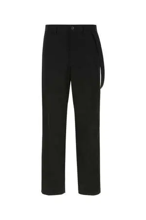 Burberry Cotton Wide-leg Pant - Black