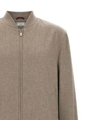 Brunello Cucinelli Cashmere Bomber Jacket