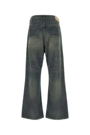 Balenciaga Denim Wide-leg Jeans - Blue