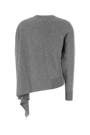 Alexander McQueen Grey Cashmere Blend Sweater