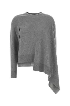 Alexander McQueen Grey Cashmere Blend Sweater - Gray