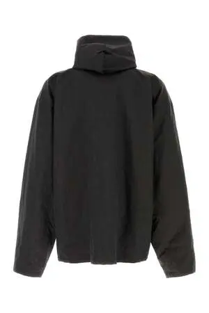 Balenciaga Slate Linen Blend Jacket