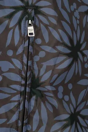 Prada Reversible Floral Print Zip Up Jacket
