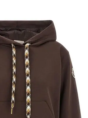 Moncler Maxi Drawstring Hoodie - Brown