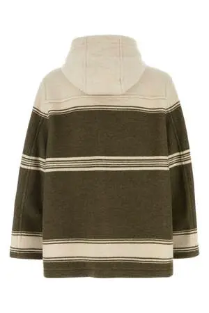 Burberry Embroidered Wool Blend Harrogate Montgomery