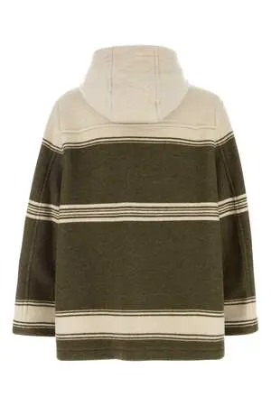 Burberry Embroidered Wool Blend Harrogate Montgomery - Multicolor