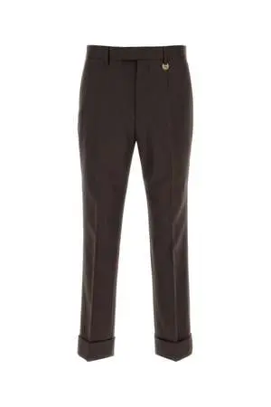 Burberry Dark Wool Pant - Brown