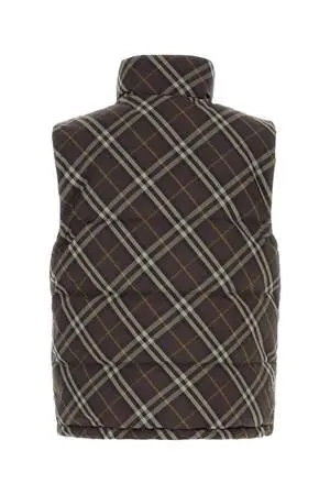 Burberry Embroidered Polyester Reversible Down Jacket