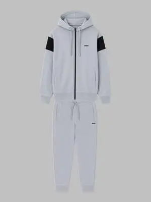 BOSS Set Tracksuit Con Cappuccio - Gray