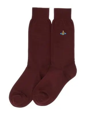 VIVIENNE WESTWOOD Socks With Orb Embroidery