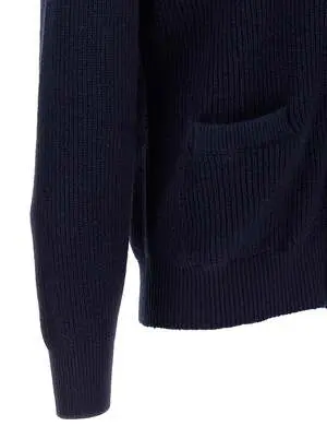 Brunello Cucinelli Cotton Cardigan - Blue