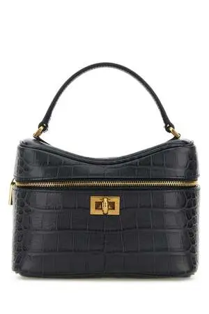 Balenciaga Denim Leather Rodeo Handbag - Blue