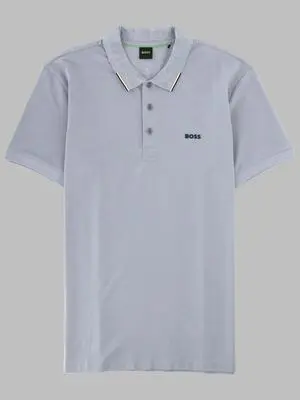 BOSS Polo Con Logo - Gray