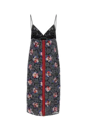 Fendi Printed Lace Dress