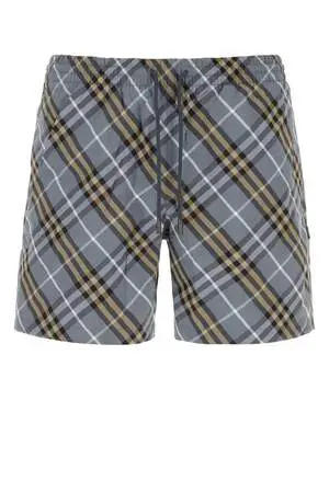 Burberry Printed Nylon Swimming Shorts - Multicolor