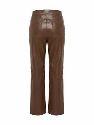 Max Mara S Leather-look Pants