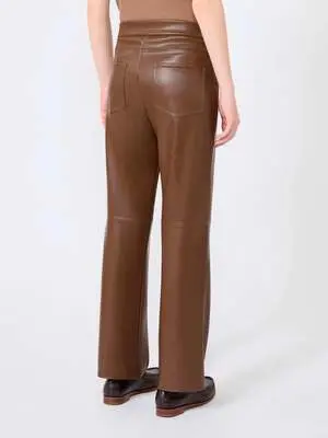 Max Mara Leather-look Pants - Multicolor