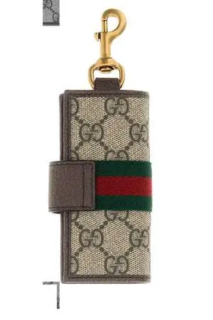 Gucci Printed Canvas Keyring