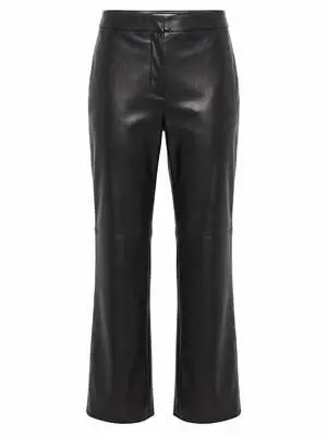 Max Mara S Leather-look Pants - Multicolor