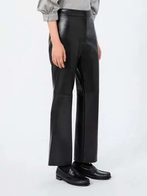Max Mara S Leather-look Pants - Multicolor