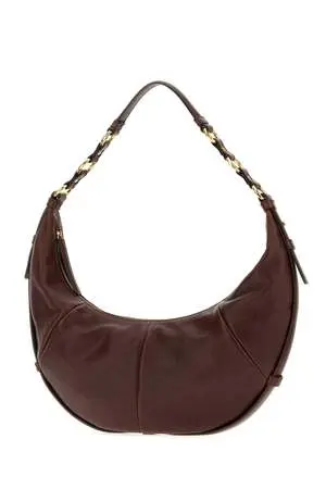 Saint Laurent Leather Saharienne Shopping Bag - Brown