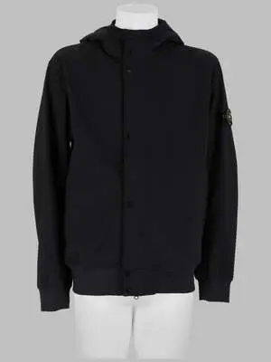 Stone Island Giacca Con Cappuccio - Black