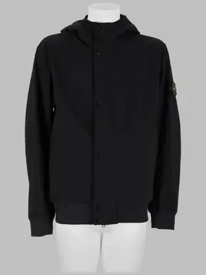 Stone Island Giacca Con Cappuccio - Black