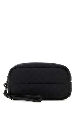 Gucci Canvas Clutch - Black