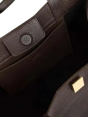 Yuzefi Borsa Tote Gyoza In Pelle - Brown