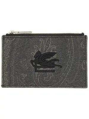 ETRO Etro Men Card Holder Arnica With Pegasus