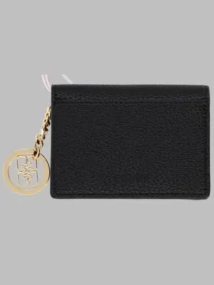 GANNI Portacarte Bou Card Holder - Black