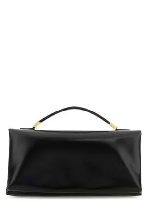 Marni Leather Prisma Handbag - Black