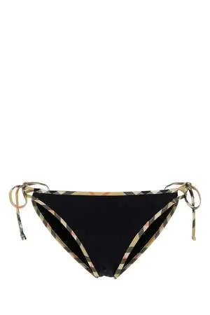 Burberry Stretch Nylon Bikini Bottom - Black