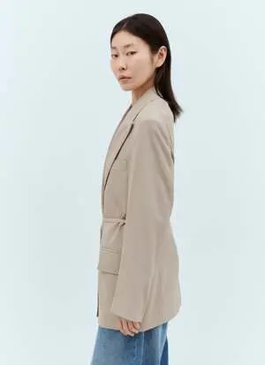 Acne Studios Peak Lapels Belted Blazer