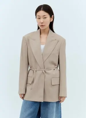 Notched Lapel Outerwear For Women