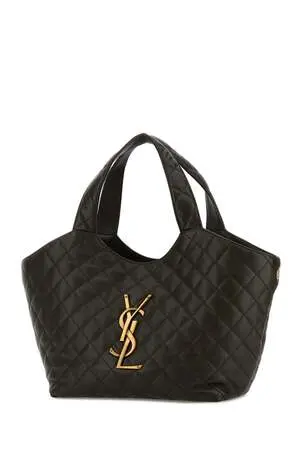 Saint Laurent Nappa Icare Shopping Bag - Gray