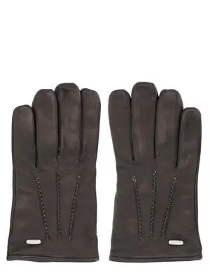 Our Legacy Guanti In Pelle - Black
