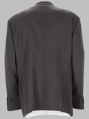 Giorgio Armani Abito Doppiopetto Over In Lana