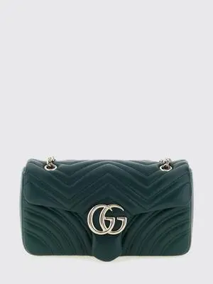 Gucci Gg Marmont Medium Shoulder Bag - Green