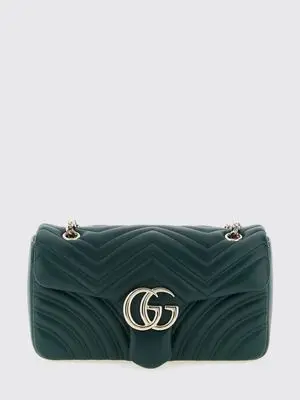 Gucci Gg Marmont Medium Shoulder Bag - Green