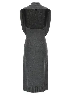 COURREGES Over The Shoulder Drapè Dress