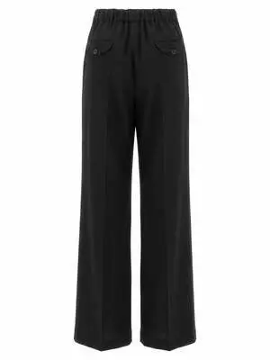 JIL SANDER Wool Pleated Trousers