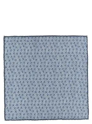 Brunello Cucinelli Polka Dot Pocket Clutch Bag - Blue
