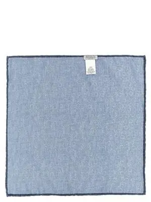Brunello Cucinelli Polka Dot Pocket Clutch Bag - Blue