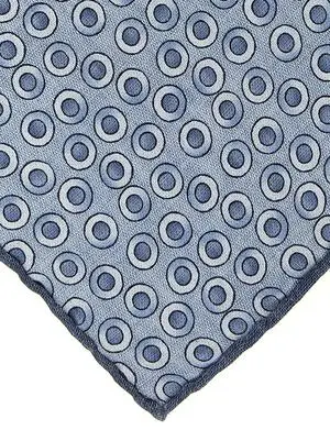 Brunello Cucinelli Polka Dot Pocket Clutch Bag - Blue